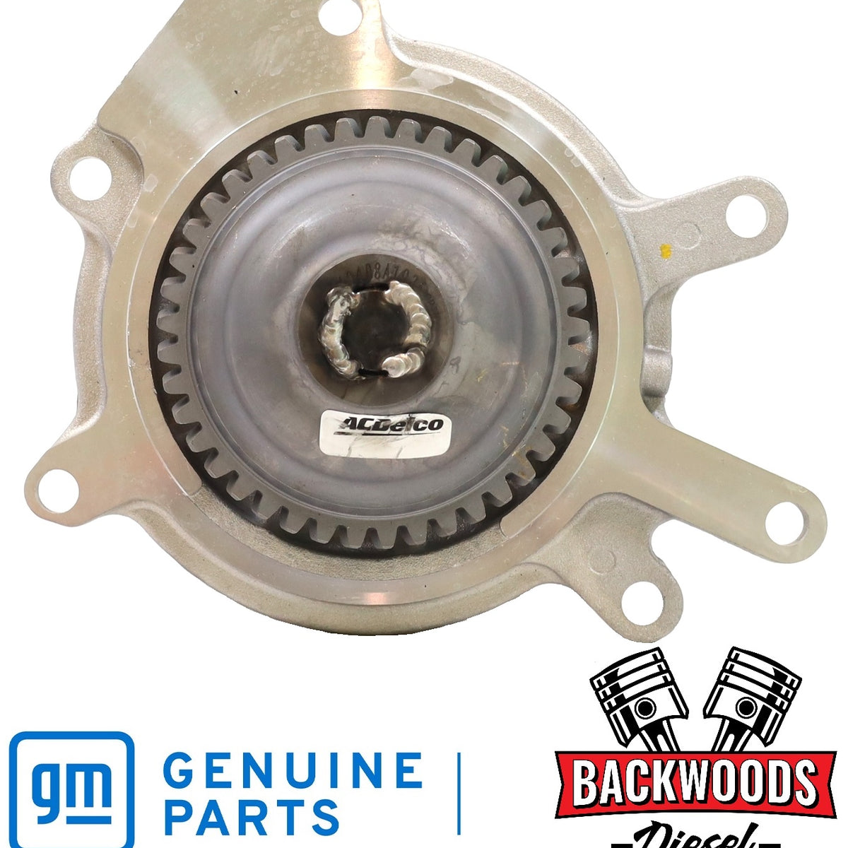 Welded Water Pump for 2006–2016 GM 6.6L Duramax LBZ/LMM/LML (ACDelco 2 ...