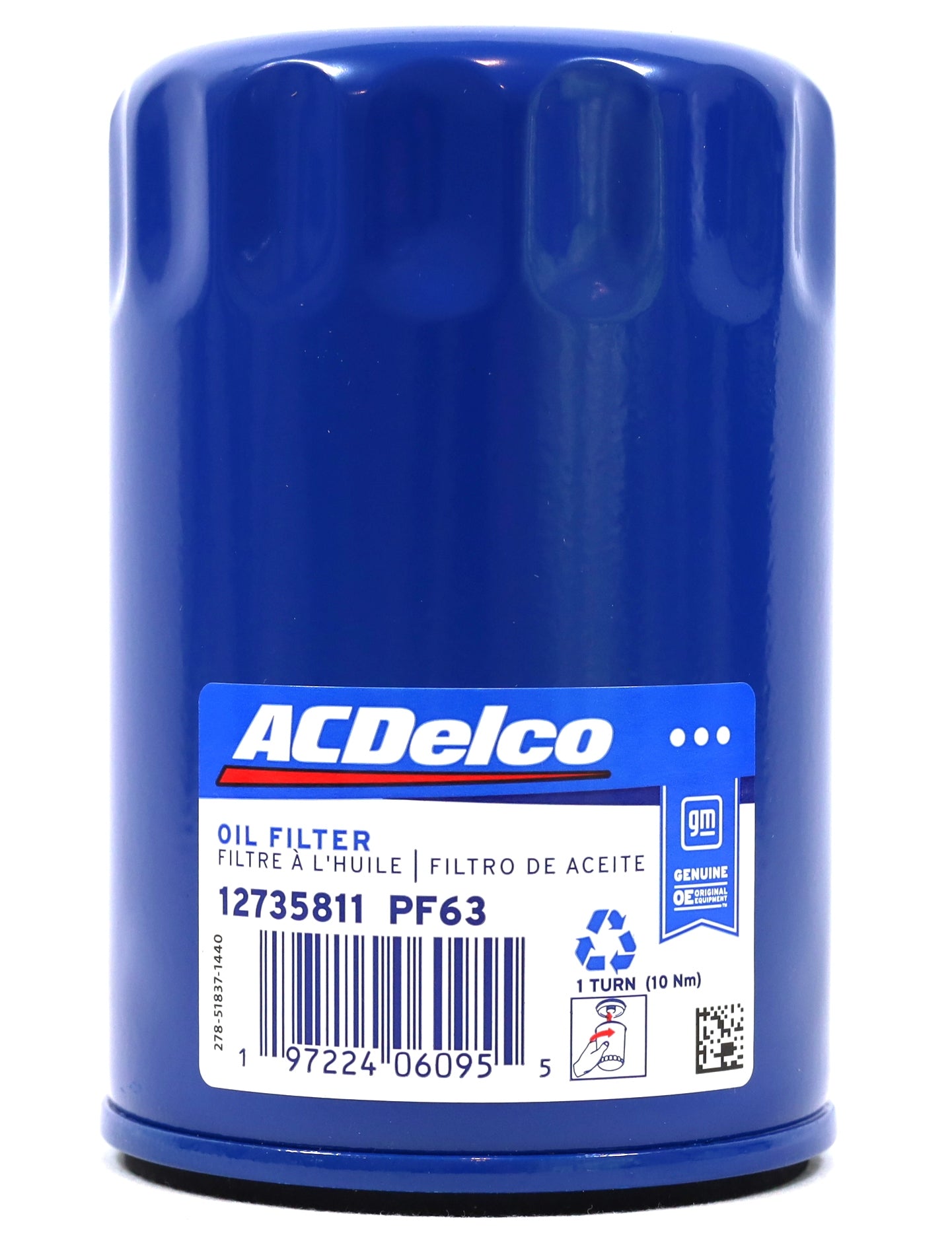 L5P Duramax Diesel Engine Oil Filter Genuine OEM GM ACDelco 12735811 ...
