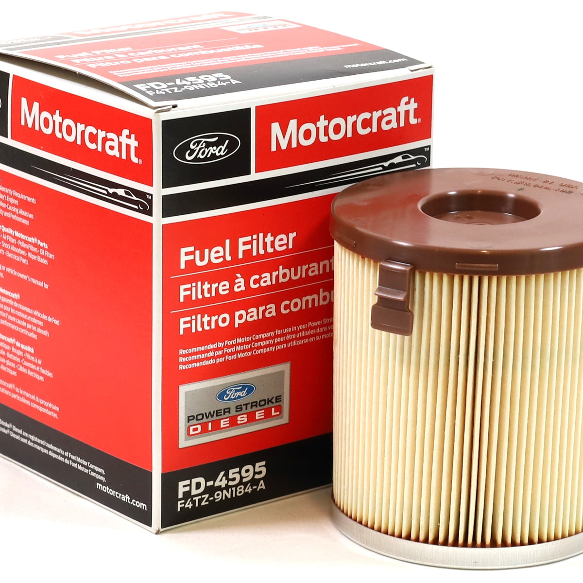 Motorcraft FD-4595 Fuel Filter 1994–1997 7.3L Powerstroke F4TZ-9N184-A ...