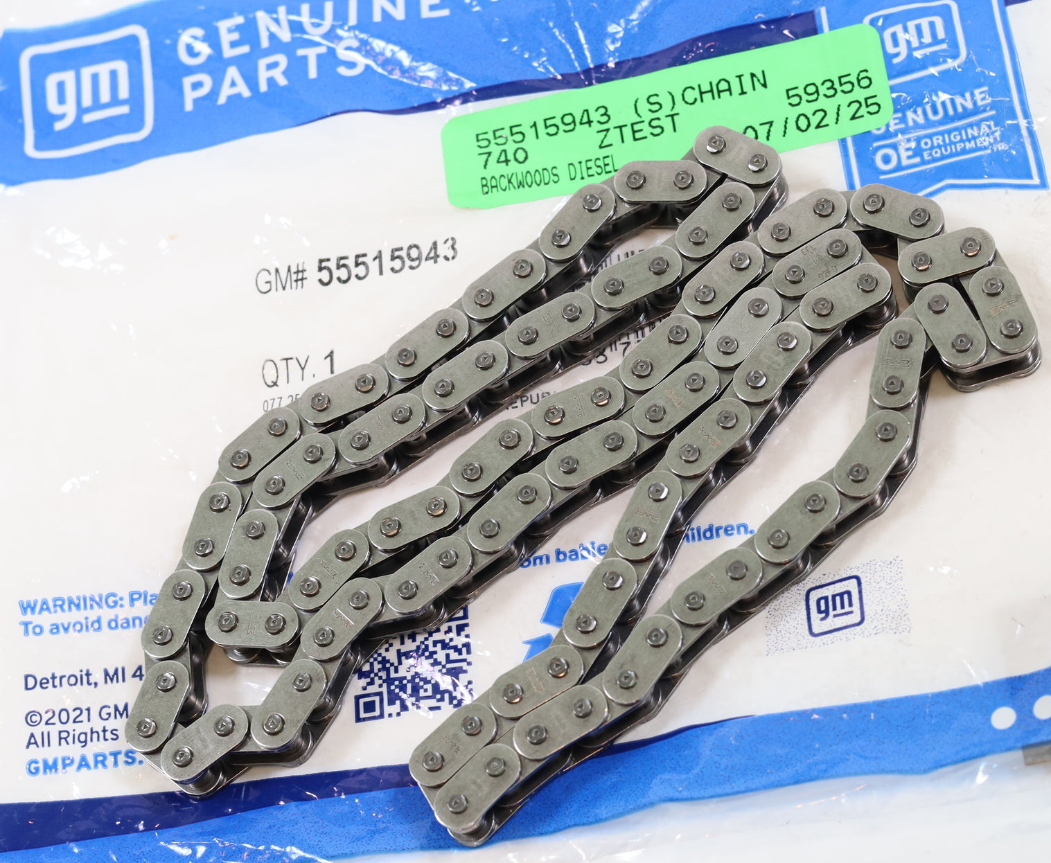 Silverado Sierra 1500 LM2 LZ0 3.0L Duramax Engine Timing Chain OEM GM ...