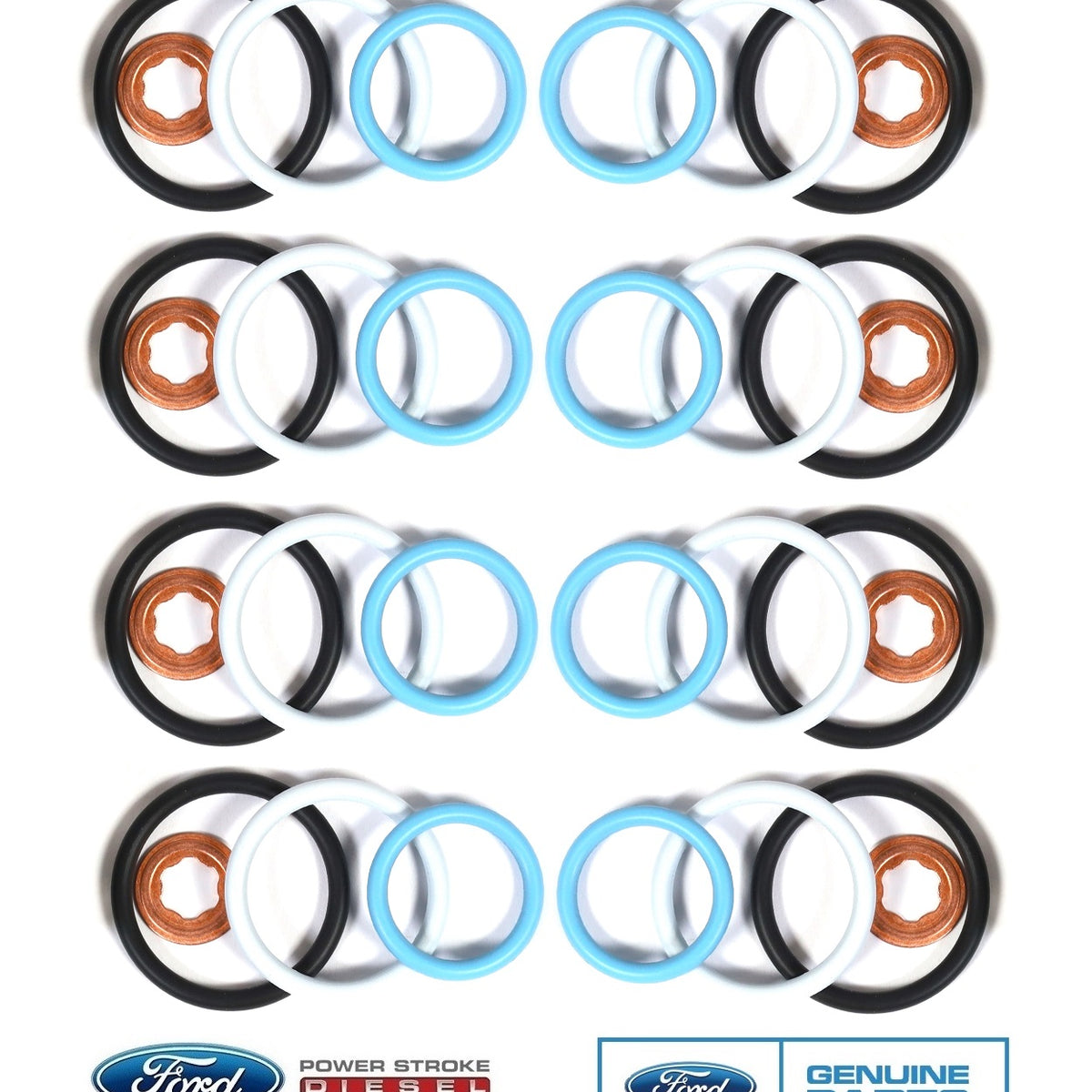 03-10 Ford 6.0L Powerstroke Diesel OEM Motorcraft Fuel Injector O-ring ...