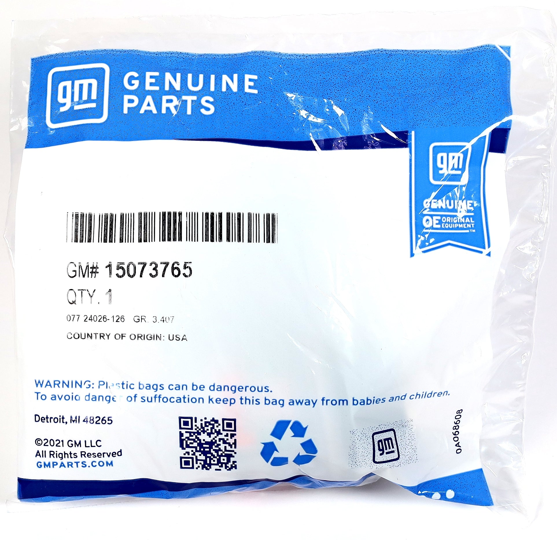 Genuine OEM GM 15073765 Air Box Filter Intake Air Cleaner Restriction ...